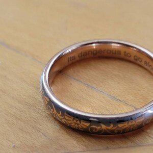 USSR Ring Communist Ring CCCP Ring 8mm Black Tungsten Band | Etsy