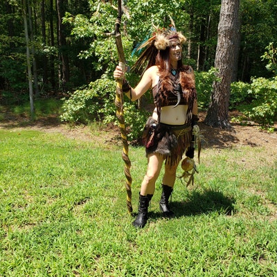 Dream Warriors Black Leather & Chainmaille Loincloth. Chain Mail Battle ...
