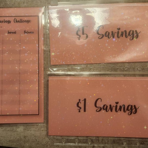 Cash Envelope Inserts Printable | Set of 30 | for A6 Cash Envelopes - Etsy