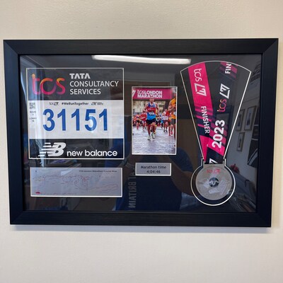 DIY Golf Flag Display Frame in Black Frame With Choice of - Etsy