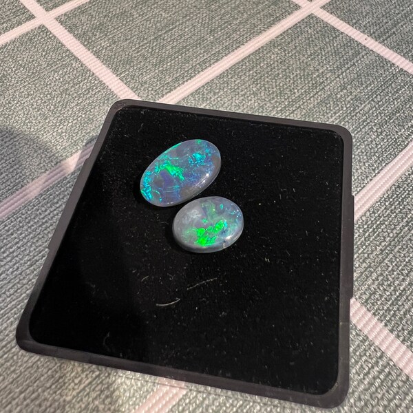 3.13 CTS L.ridge Opal Doublet on Black Potch Stone TBO-A236 - Etsy