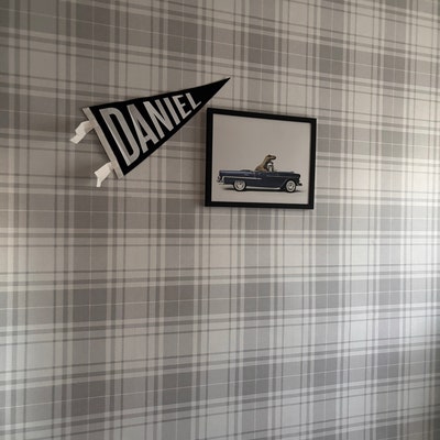 CUSTOM Mini Pennant Small Felt Pennant on a Stick Personalized Design ...