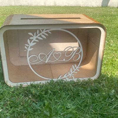 Wedding Card Box Svg, Laser Cutting Project, Svg Dxf Cdr Eps Vector ...