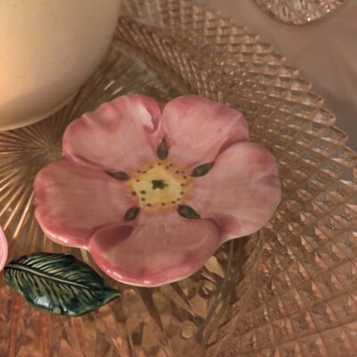 Vintage 1930s Lancaster Glass Hand-painted Carol Pattern - Etsy