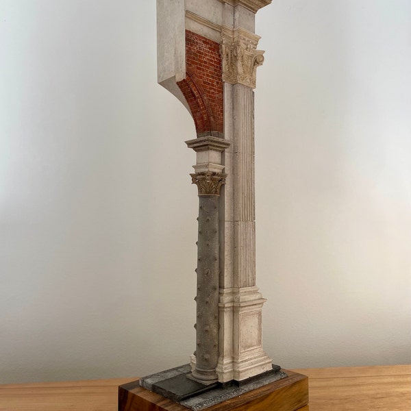 Ancient Columns Set Architecture Model Handmade Home Decor Greek ...