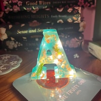 Free Standing Resin Letter Decor- Made to Order - Personalised for Home ...