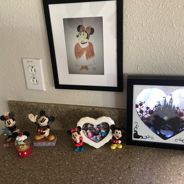 Cinderella Inspired Lighted Shadow Box - Etsy