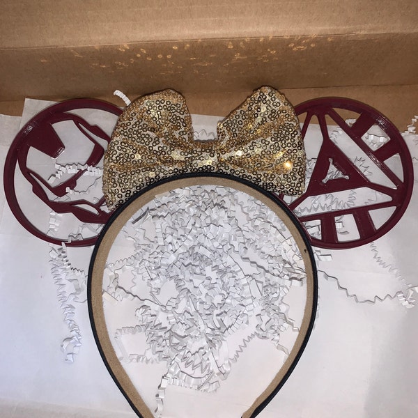 Iron Man Mickey Mouse Ears, 3D Iron Man Minnie Mouse Ears, Iron Man ...