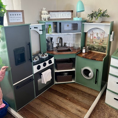 Personalized Kid's Kitchen Sign Kids Home Decor Play Kitchen ...