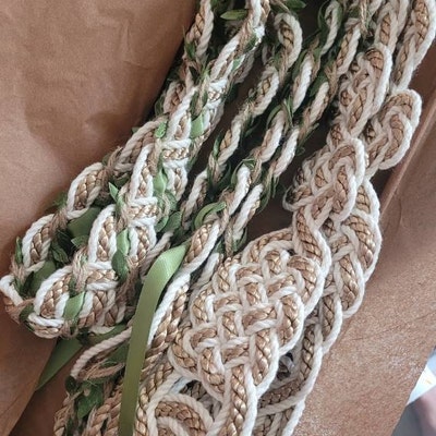 Handfasting Cord Natural Triple Celtic Love Knot Handfasting - Etsy UK