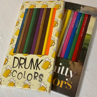 Superhero Colors Colored Pencil Set for Fans of Comics Set of 12 ...