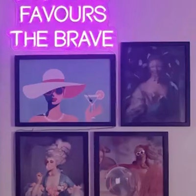 Hot Pink Welcome Home Chic Welcome Home Sign, Pink Entryway Print, Hot ...