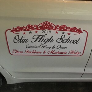 Pageant Magnets for Your Parade Car. Custom Auto Magnets Parade Signs ...