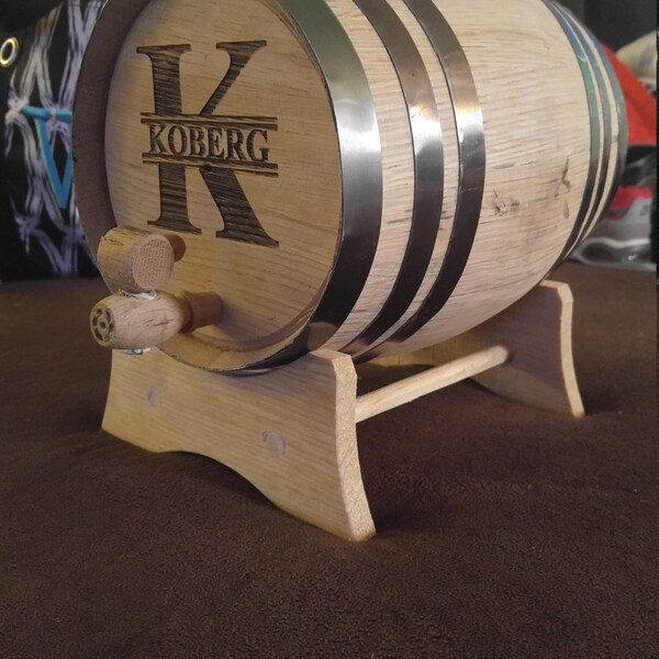 Personalized Whiskey Barrel, Personalized Wine Barrel, Oak Aging Barrel ...