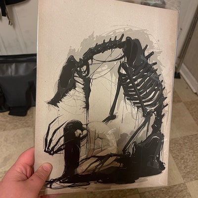 The Red Wolf Fine Art Print 8x10 - Etsy