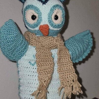 Crochet Pattern, Ismo the Owl Hand Puppet - Etsy
