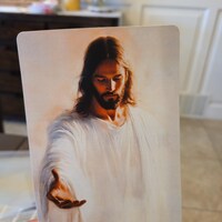 Come Follow Me, Jesus Portrait, Christian Artwork, Catholic Art Wall ...