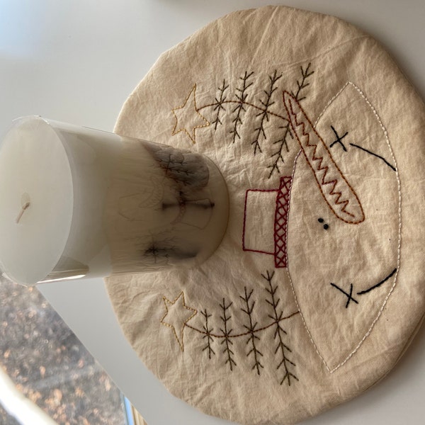 Prim Valentine Heart--primitive Stitchery E-pattern-by Primitive ...