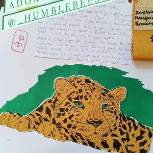 Scarlet Ibis Bird Print Original Print Linocut Print | Etsy