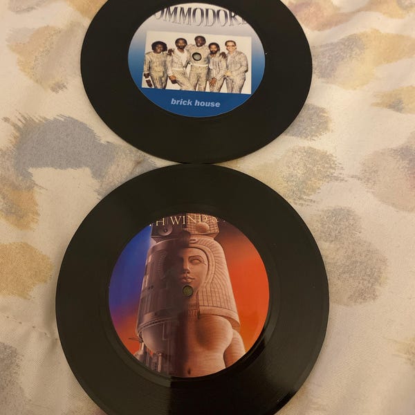 Vinyl Album Cover Coaster Custom Vintage Vinyl Record Coaster Gift for ...