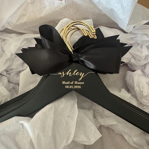 Personalized Bridesmaid Hangers, Bridesmaid Proposal Gifts ...