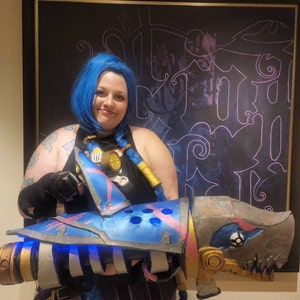 Jinx Arcane Fishbones Cosplay Blueprint and Instruction Guide PDF - Etsy