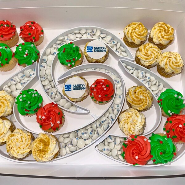 Custom Colored Reusable Fillable Letters Numbers Boxes Trays for ...