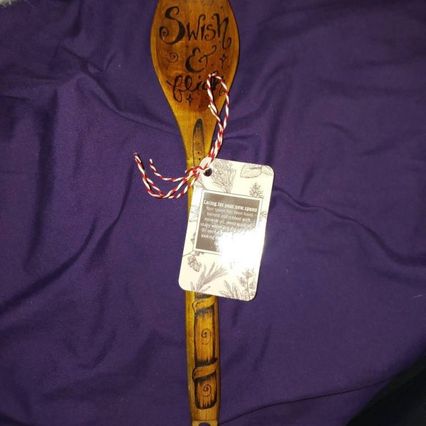 Kitchen Wizard Wooden Spoon Harry Potter Inspired Kitchen Decor Gift ...