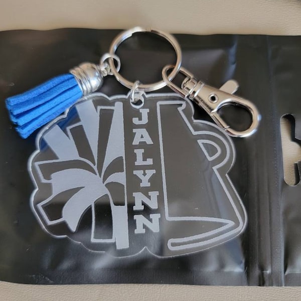 Cheer Team Gifts, Cheerleader Keychains, Personalized Keychain, Cheer ...