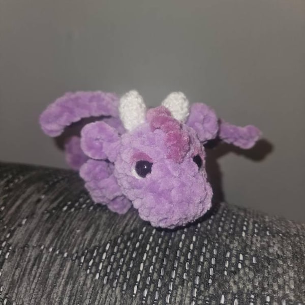 Diddy Dex the Palm Sized Snuggler Dragon Crochet Pattern Amigurumi ...