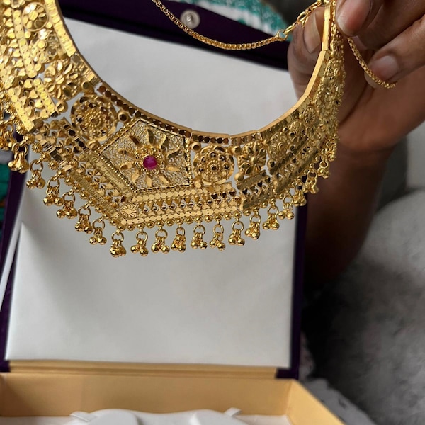 24 Carat Gold Plated Indian/pakistani/dubai/kuwaiti/african Jewellery ...