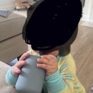 Custom Name Silicone Straw Sippy Cup for Baby, Personalized Engraved ...