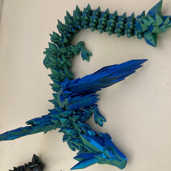 Toothless & Light Fury - 3D Printed - Fidget - How to Train Your Dragon ...