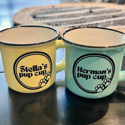 Reusable Pup Cup Custom Puppuccino Mug Dog Mom Gift 2oz Personalized ...