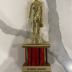 Music Note Trophy With 3 Lines of Custom Text 5 Tall - Etsy