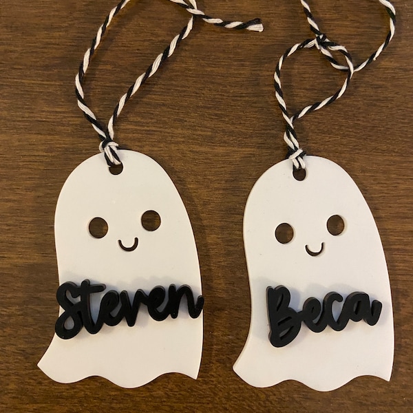 Boo Basket Tags, Halloween Basket Tag, Ghost Tag, Halloween Name Tag ...