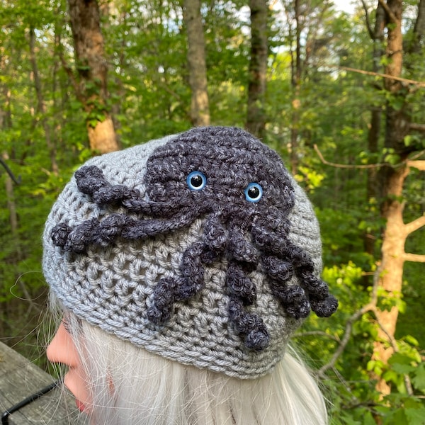 Pattern Only for Crochet Octopus Hat - Etsy