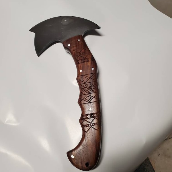 Viking Axe, Handmade High Carbon Steel Viking Dragon Axe, Legendary ...