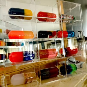 Pop-art 6 Inch Resin Pill Custom Pill Pharmacy Handmade Art Pill ...