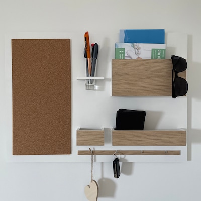 Key Cabinet, Key Box, Wooden Cabinet, Oak Mosaic, Modern Pattern ...