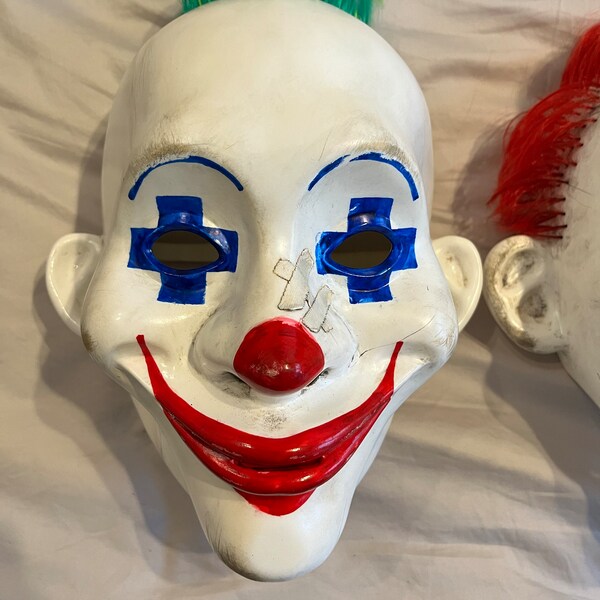 The Dark Knight 'grumpy' Clown Mask Prop Replica - Etsy