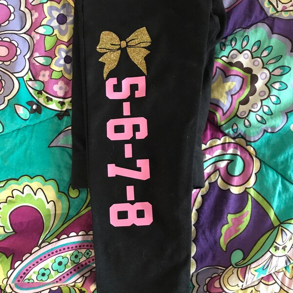 Cheerleading,5678 Leggings, Cheer Team Pants,cheer Gifts,cheer Squad ...