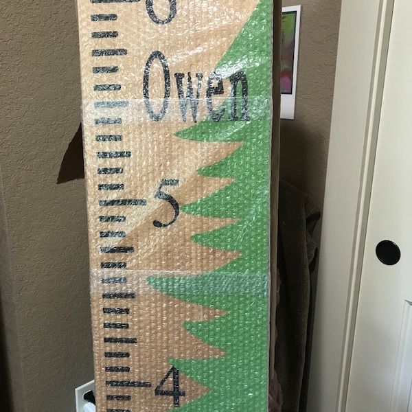 Woodland Themed Growth Chart - Etsy
