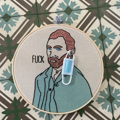 Meme You Dropped This Handmade Embroidery Hoop Art Wall - Etsy