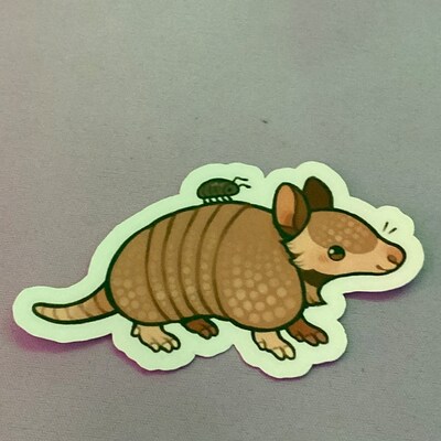Matching Shell Squad Sticker / Armadillo Sticker / Rolly Polly Sticker ...