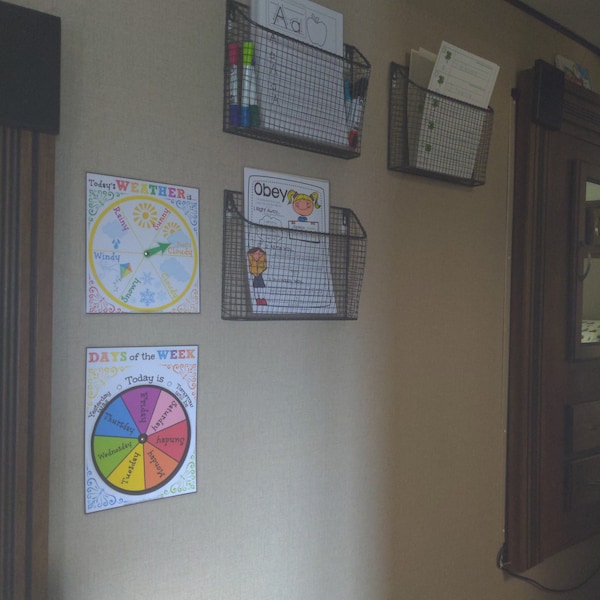 Days of the Week Printable Wheel, Circle Time, Calendar, Preschool ...