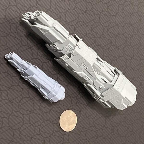 Valiant Class Super Heavy Cruiser - 1", 3", 6" or 12" Model - Custom ...