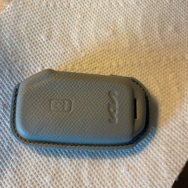 Volvo Leather Key Fob Cover, Volvo Remote Leather Case, Volvo XC90 ...