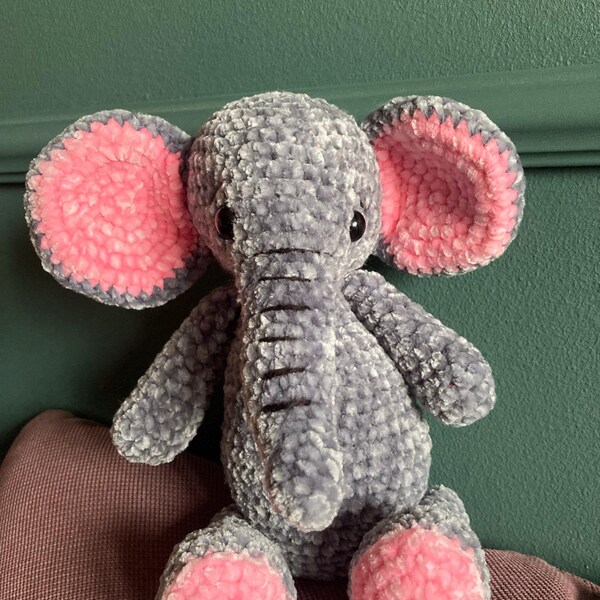 Pretty Donkey, Cuddly Toy Made of Soft Chenille Wool, Head, Arms and ...