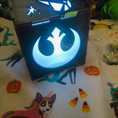 Dragonfly Light Box Wood Lantern Dragonflies Lamp Candle Box LED Lights ...